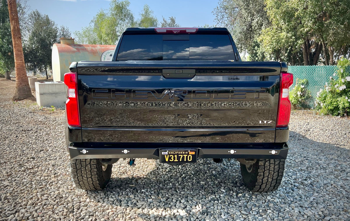 2019+ GM 1500 REAR PLATE BUMPER W/RECEIVER / MZB-C2-6 – Mazzulla Offroad